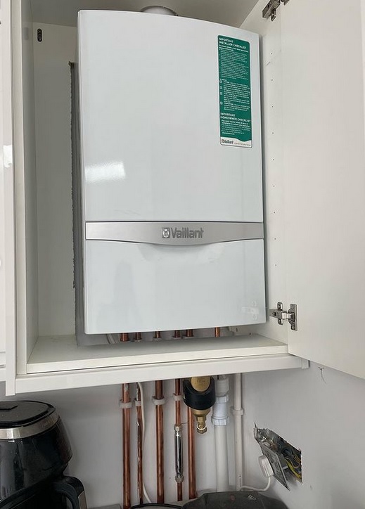 Kitchen, Underfloor Heating, Boiler Installation Project in Bishop's ...